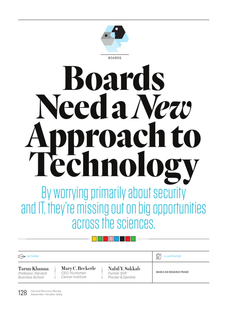 Boards Need Tech Committees | PDF | Innovation | Science