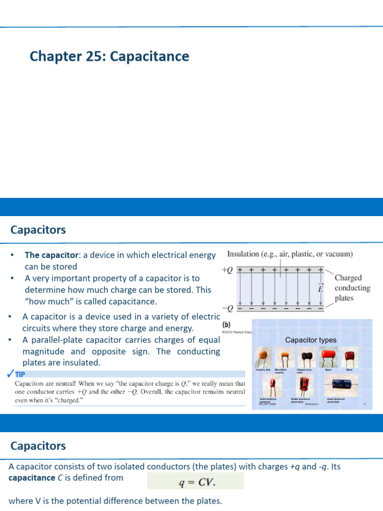 Chap25 | PDF | Capacitance | Capacitor