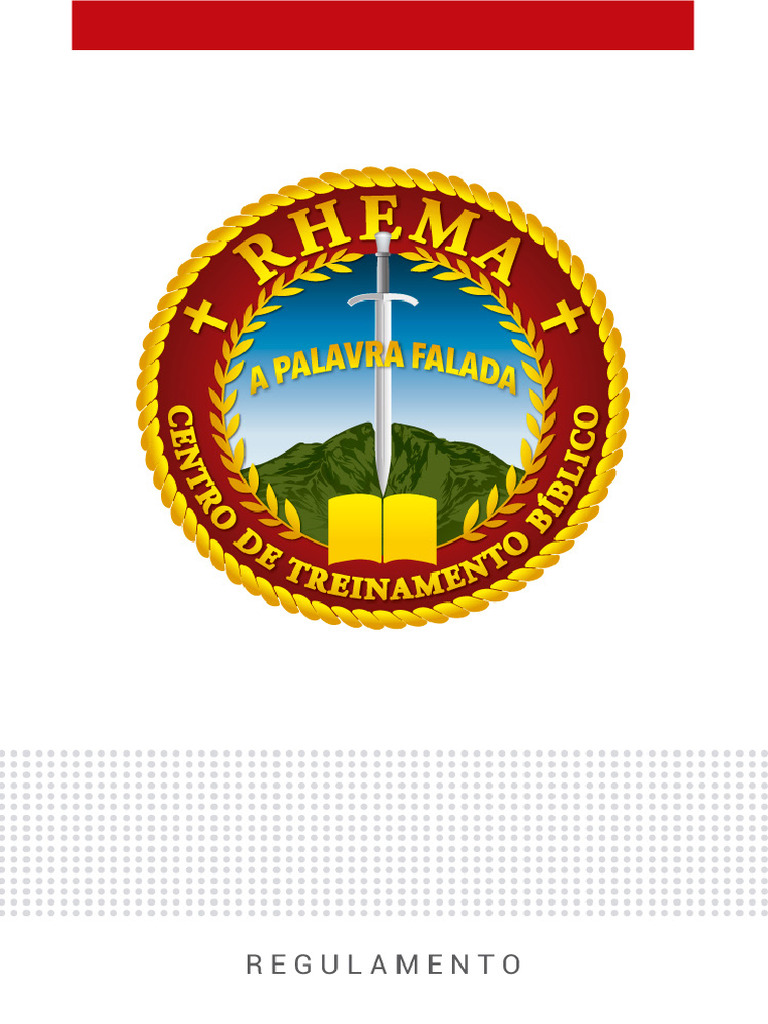 Regulamento - Rhema Brasil - 2025 - Distribuição | PDF | Jesus | Batismo