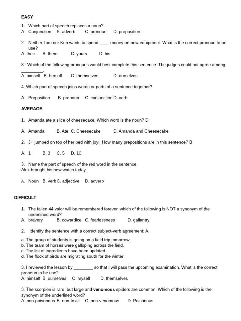 Quiz Bee | PDF