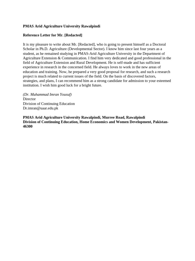 PMAS Arid Agriculture University Rawalpindi | PDF