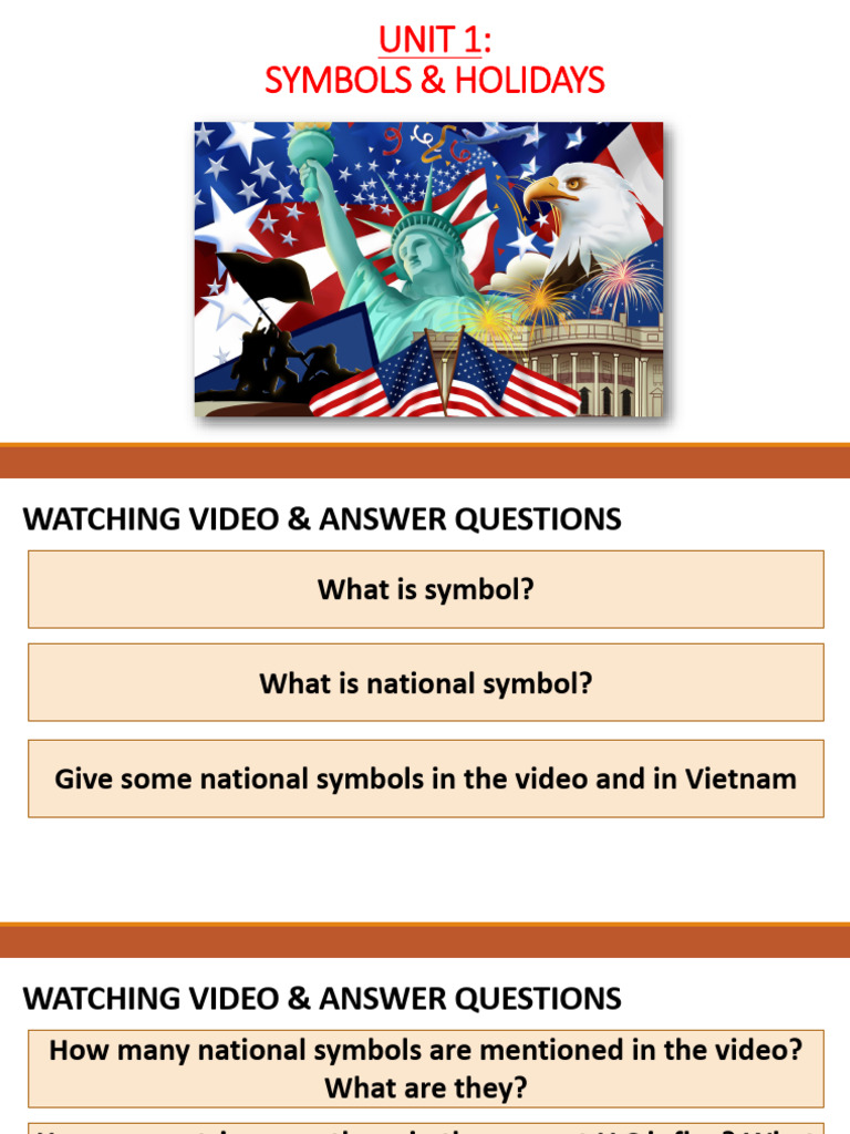 American Symbols and Holidays Overview | PDF | Halloween | Thanksgiving