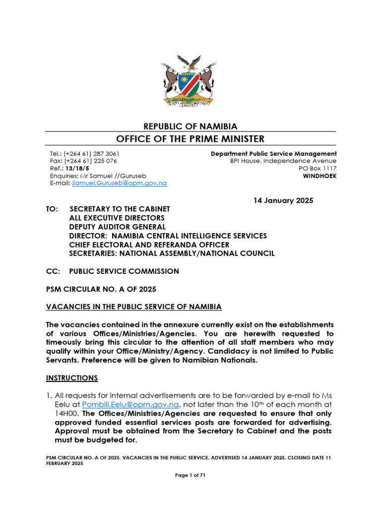 PSMC No A of 2025 | PDF | Regulatory Compliance | Audit