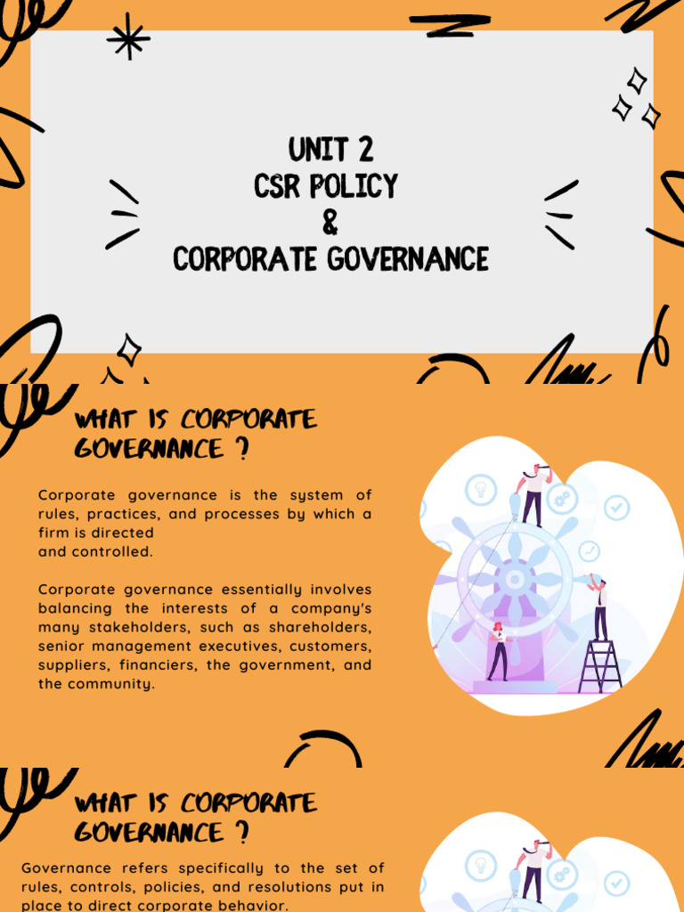 CSR Unit 2 - 20241009 - 135741 - 0000 | PDF | Corporate Governance ...