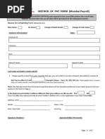 Telegraphic Transfer Application Form | PDF | Banks | Debit Card