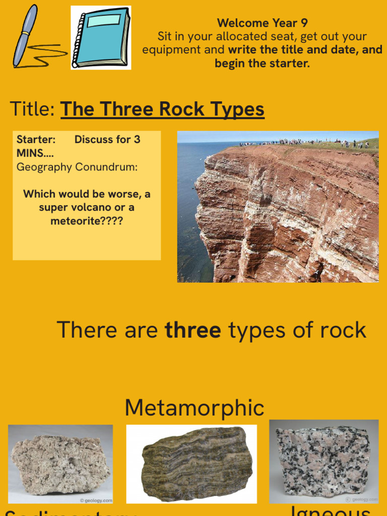 TalkFile - L2 Types of Rocks PDF | PDF | Rock (Geology) | Igneous Rock