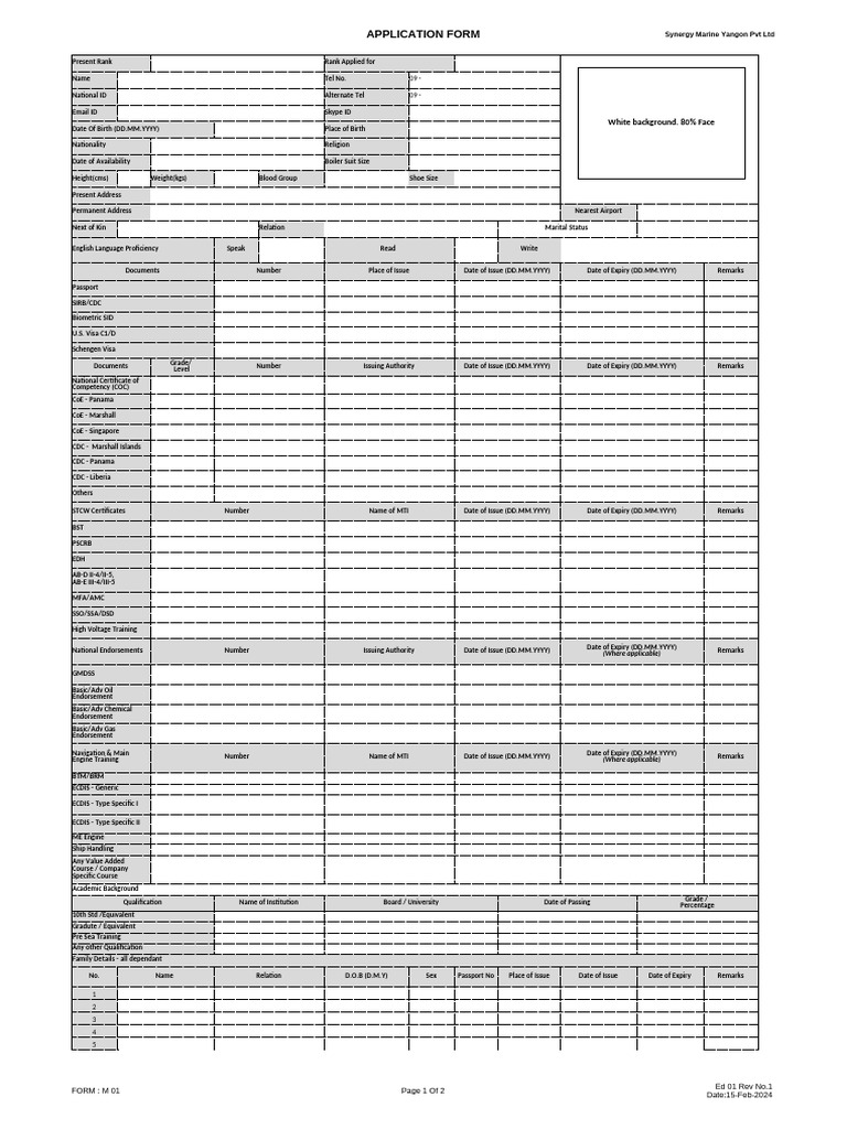 M01 (CV ) 8 | PDF | Shipping