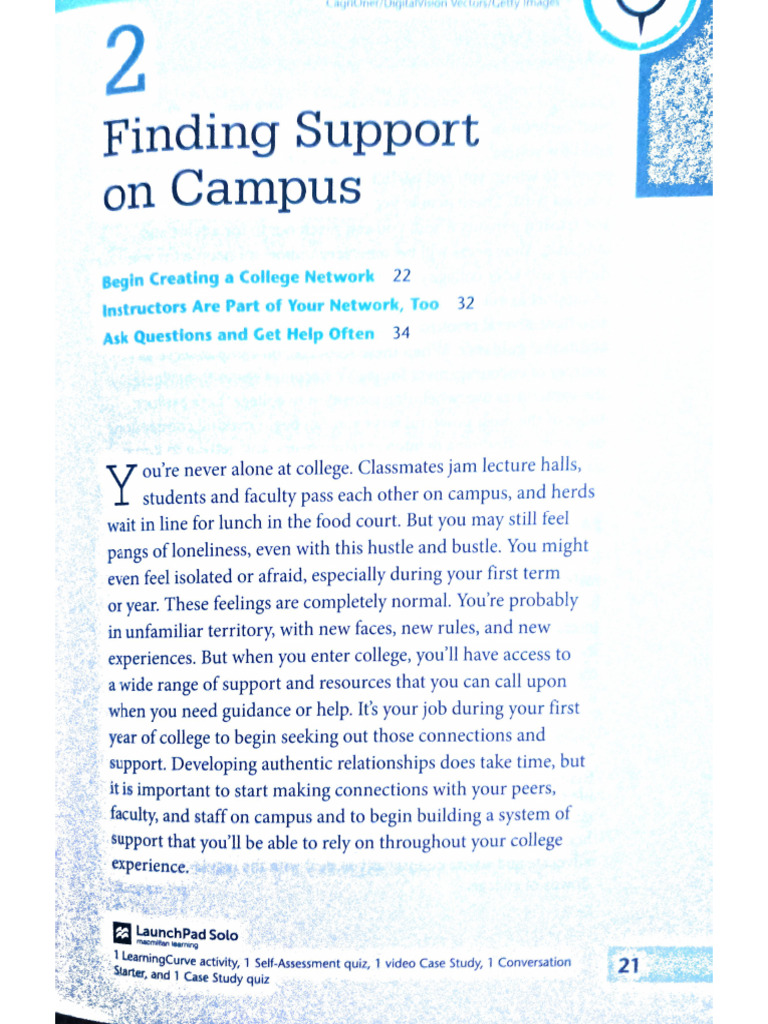 Finding Support on Campus | PDF