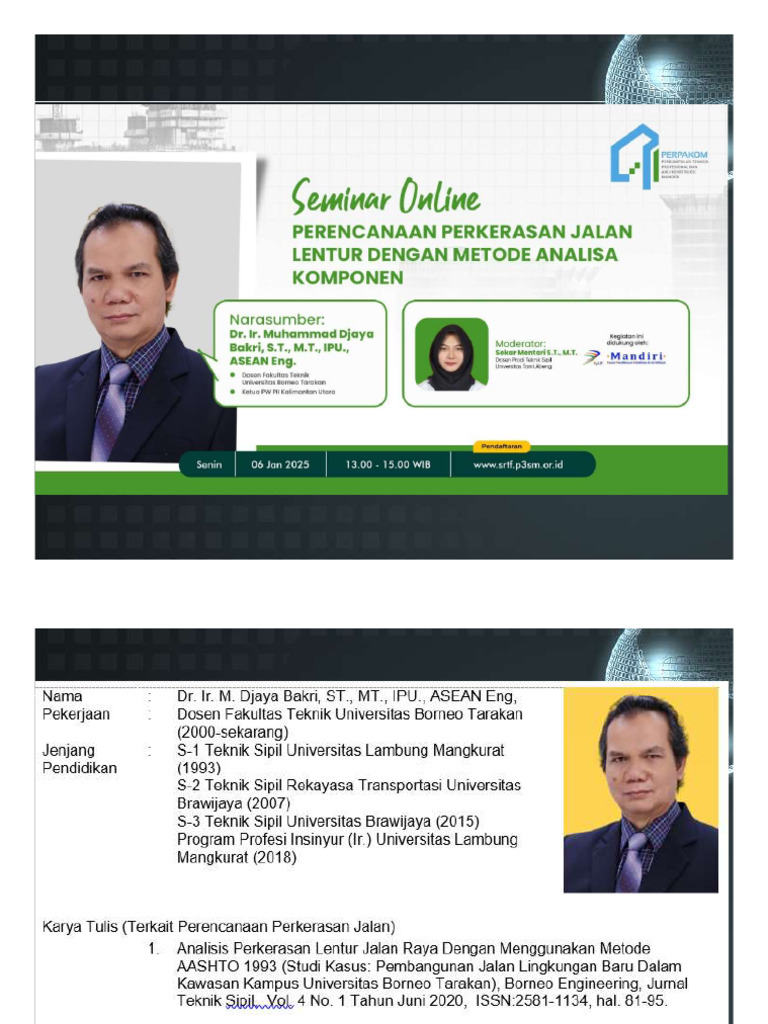 Materi_1736143604 _ Perencanaan Perkerasan Jalan Lentur | PDF