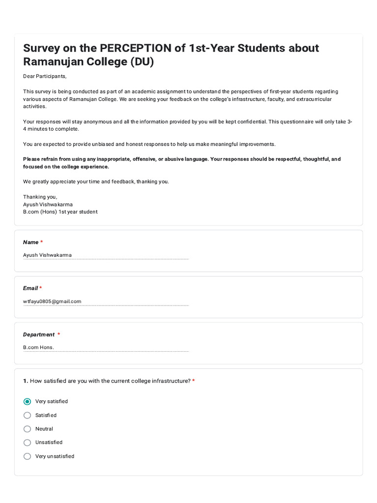 survey overall | PDF | Lecture | Teaching Method