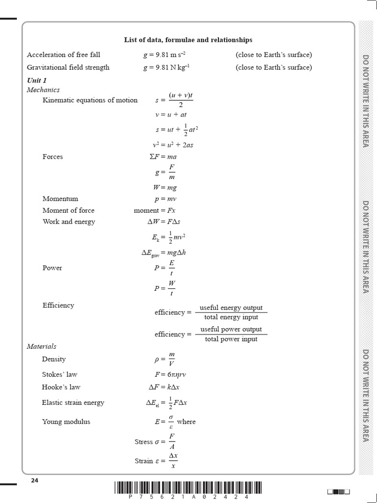 Equ | PDF | Force | Elasticity (Physics)