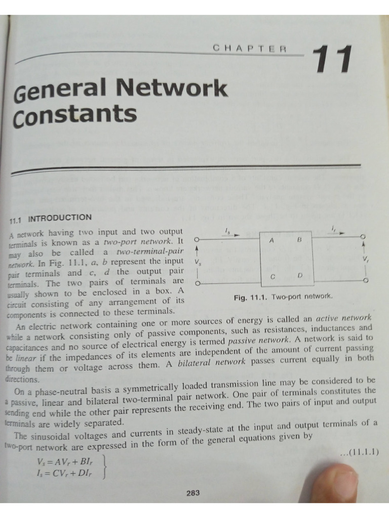 11 General Network Constants | PDF