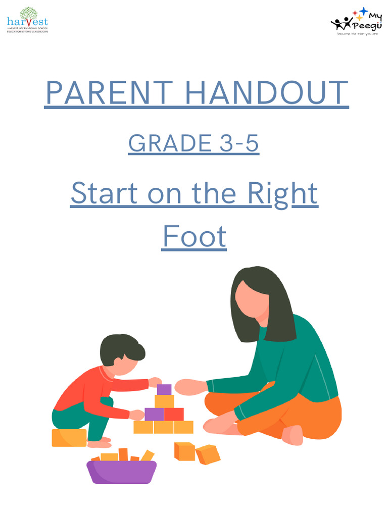 AA Parent Handout SEL-November Grade 3-5 | PDF | Empathy | Learning