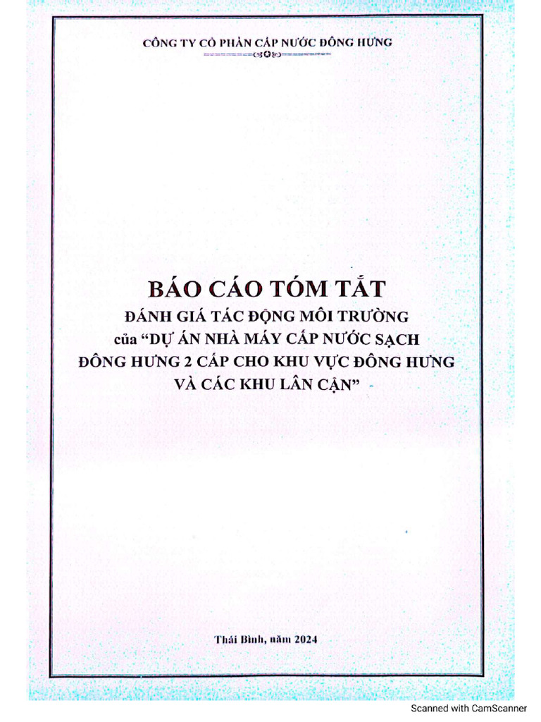 BC_TT_dTM_Du_an_nha_may_nuoc_sach_Dong_Hung_eabd4 | PDF