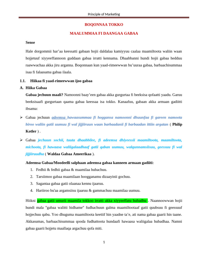Marketing_Principles_course[1] | PDF