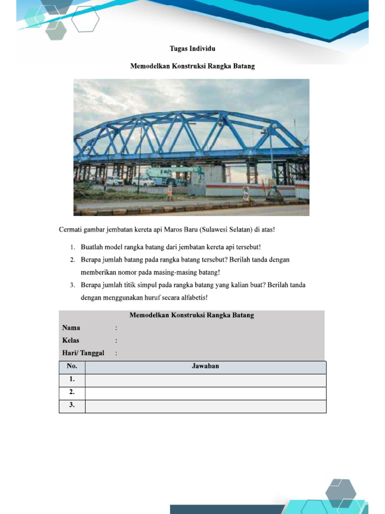 LKPD 05- Tugas Individu - Perhitungan Statistika Bangunan | PDF LKPD 05- Tugas Individu - Perhitungan Statistika Bangunan | PDF