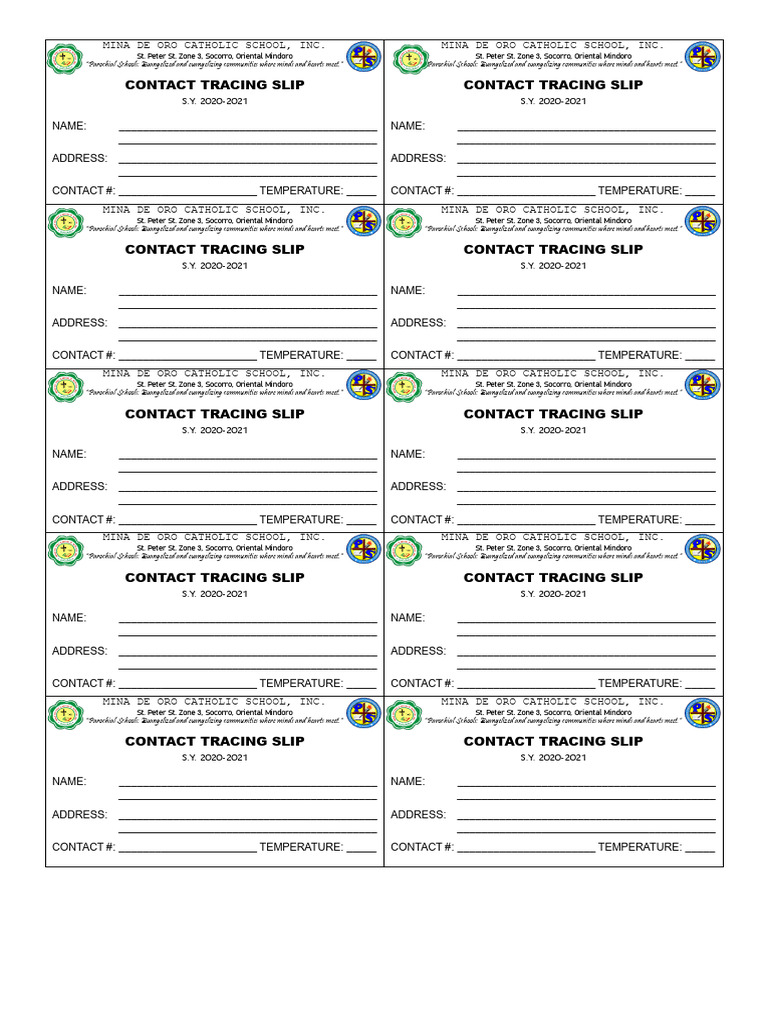 Final-Contact-Tracing | PDF | Schools | School Types