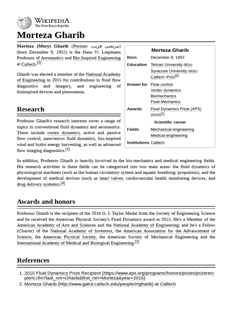 Morteza_Gharib | PDF | Fluid Mechanics