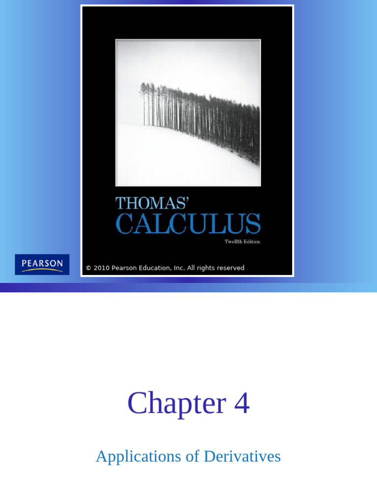 4 - Applications of Derivatives | PDF | Functions And Mappings | Mathematical Objects