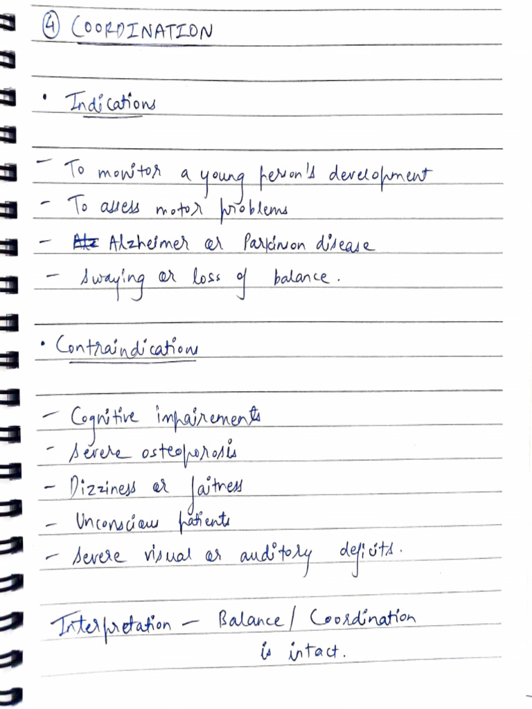 Coordination Assessment | PDF