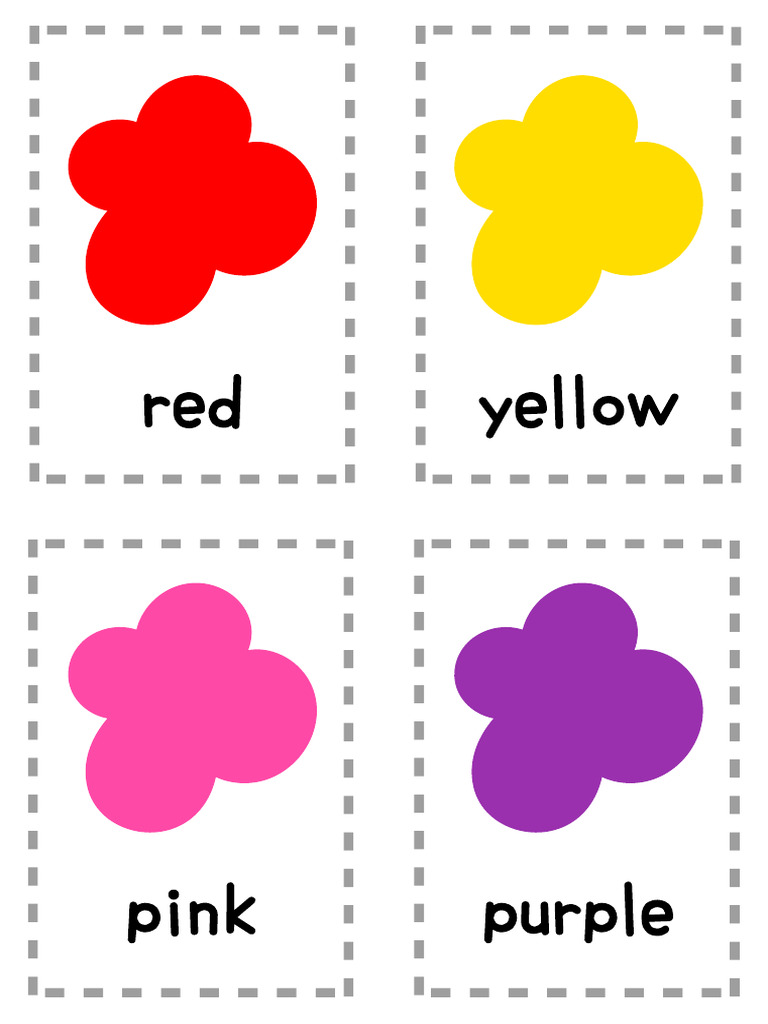 Flashcard-Colors | PDF