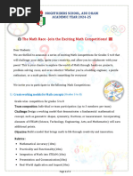 HRH Gyalsey Math Award Instructions | PDF | Mathematics | Cognition