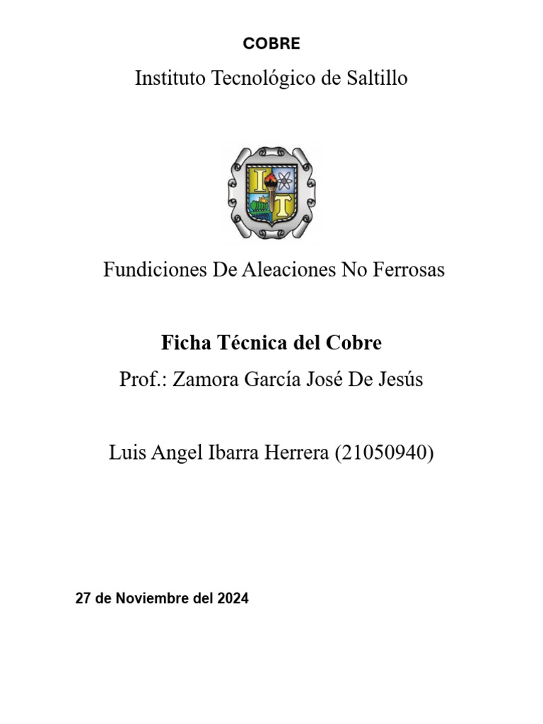 Cobre | PDF