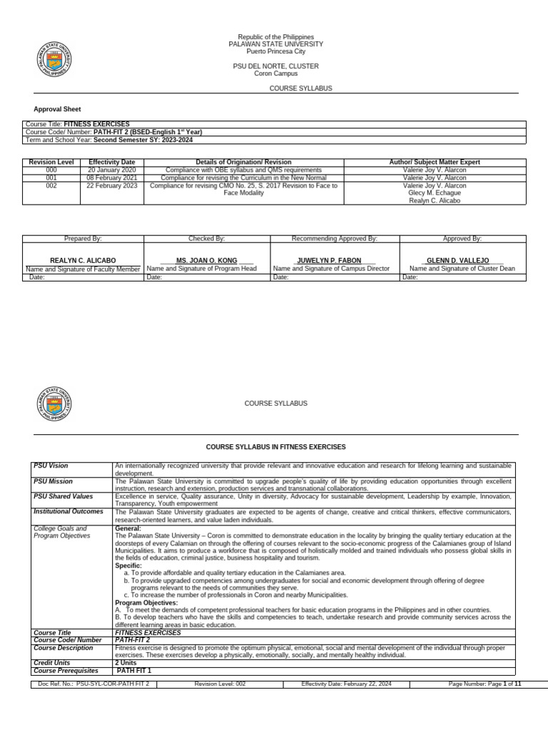 PATH FIT 2 (1) | PDF | Learning | Human Communication