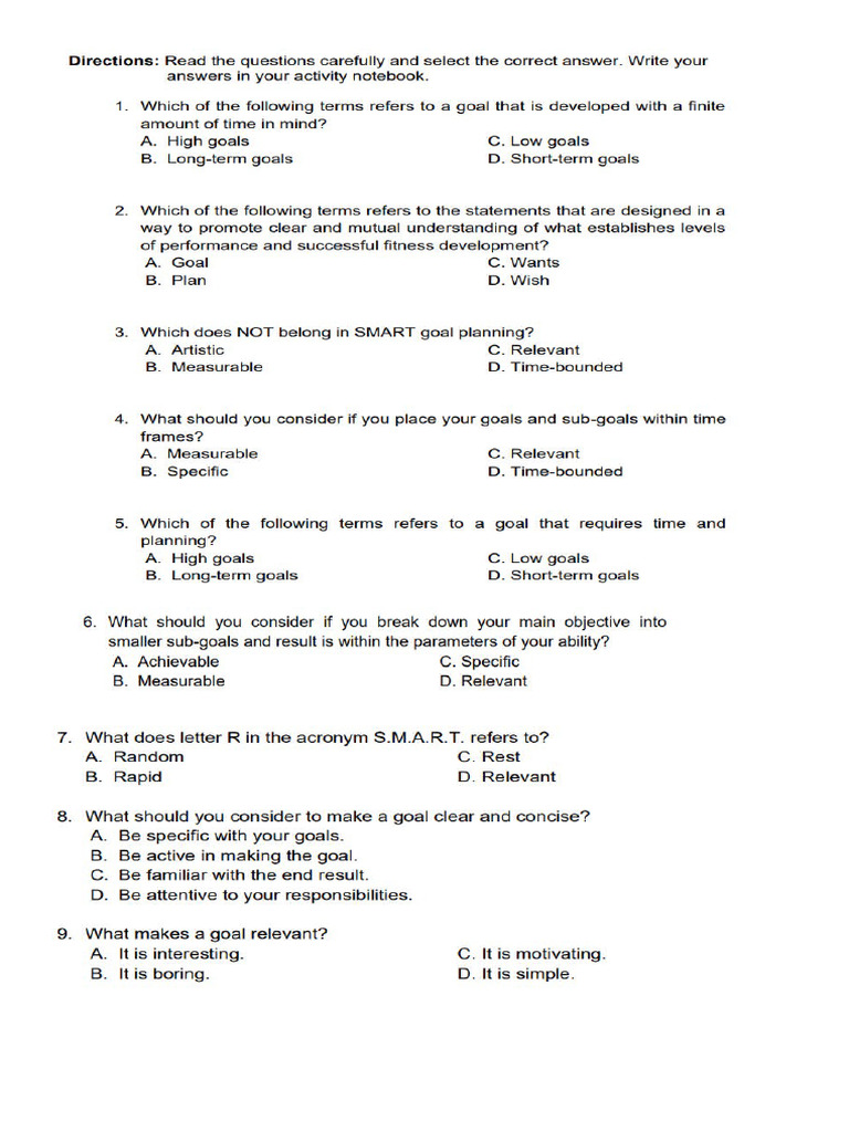 Quiz Pe Quarter3 | PDF