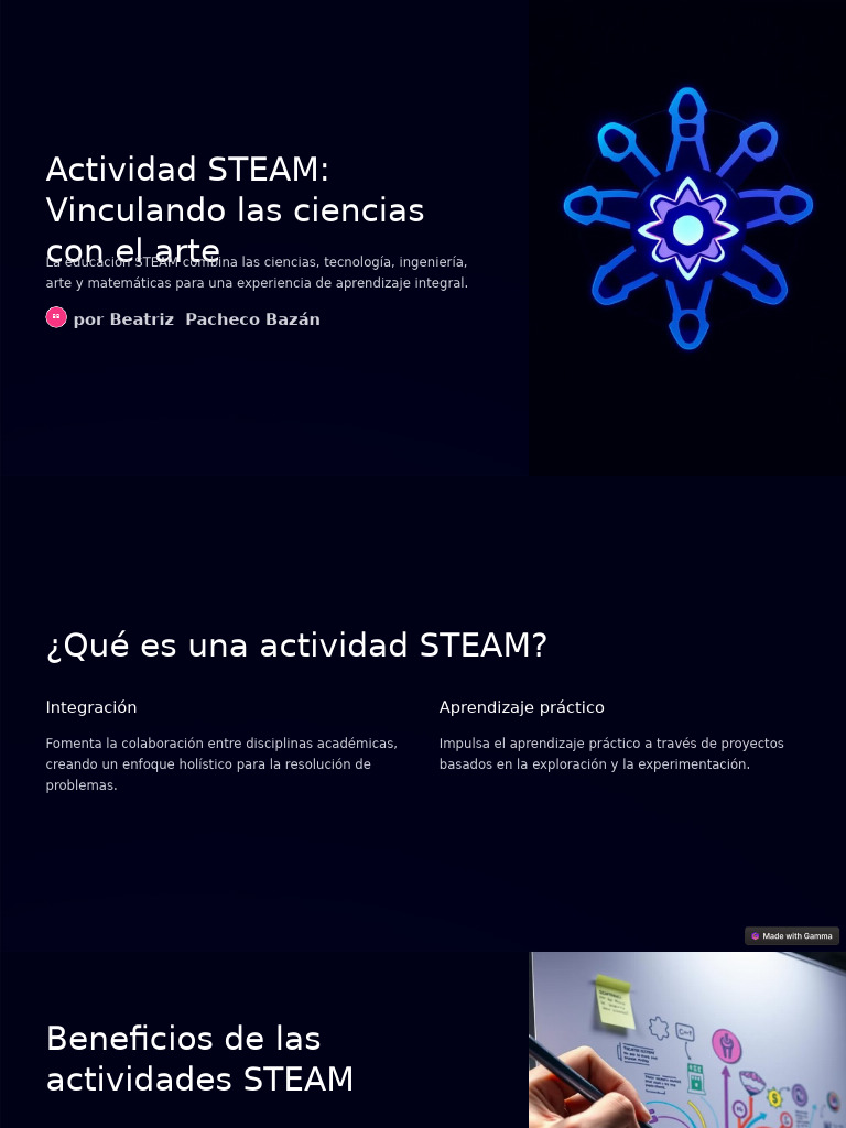 Actividad STEAM Vinculando Las Ciencias Con El Arte | PDF | Robot ...