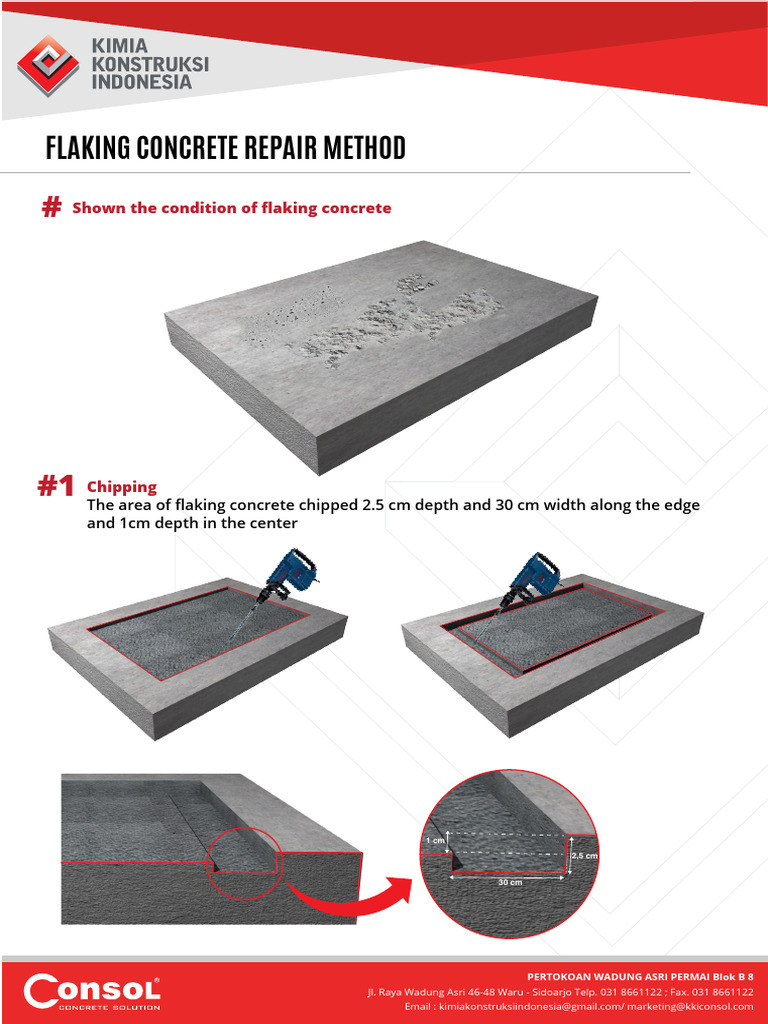Flaking Concrete Repair Guide | PDF