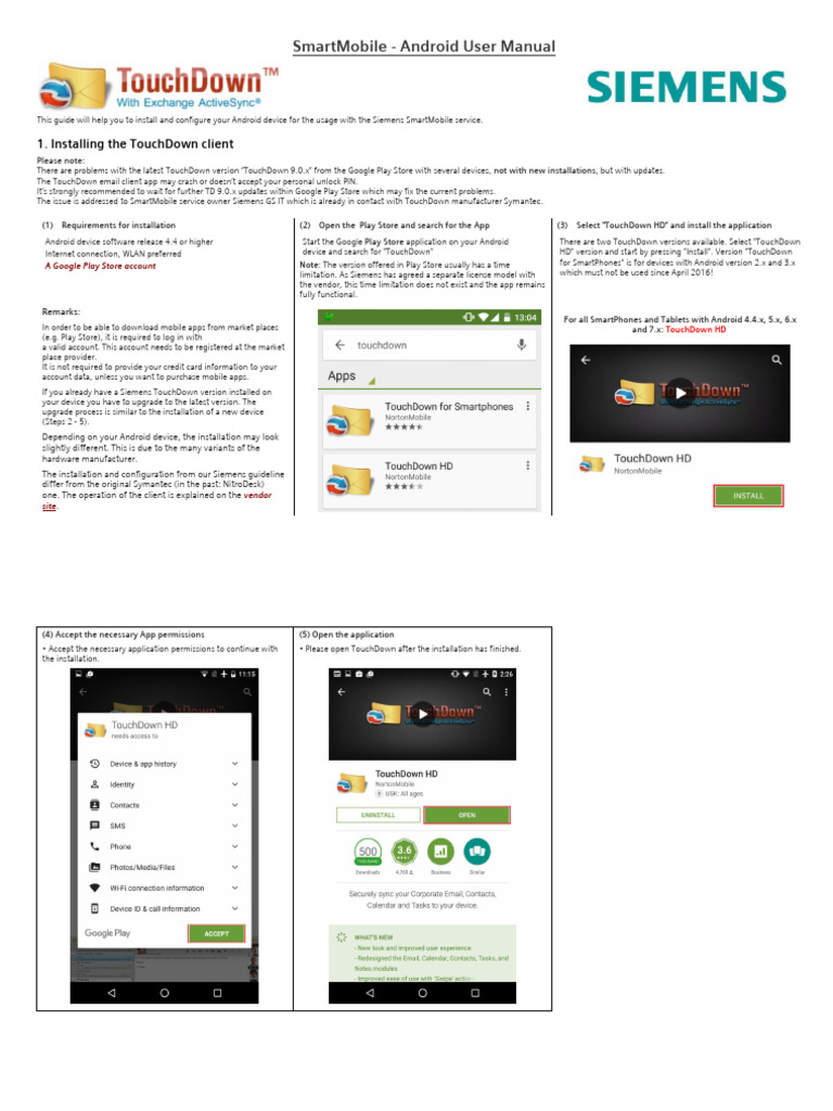 SmartMobile - Android User Manual | PDF | Android (Operating System) | Google Play