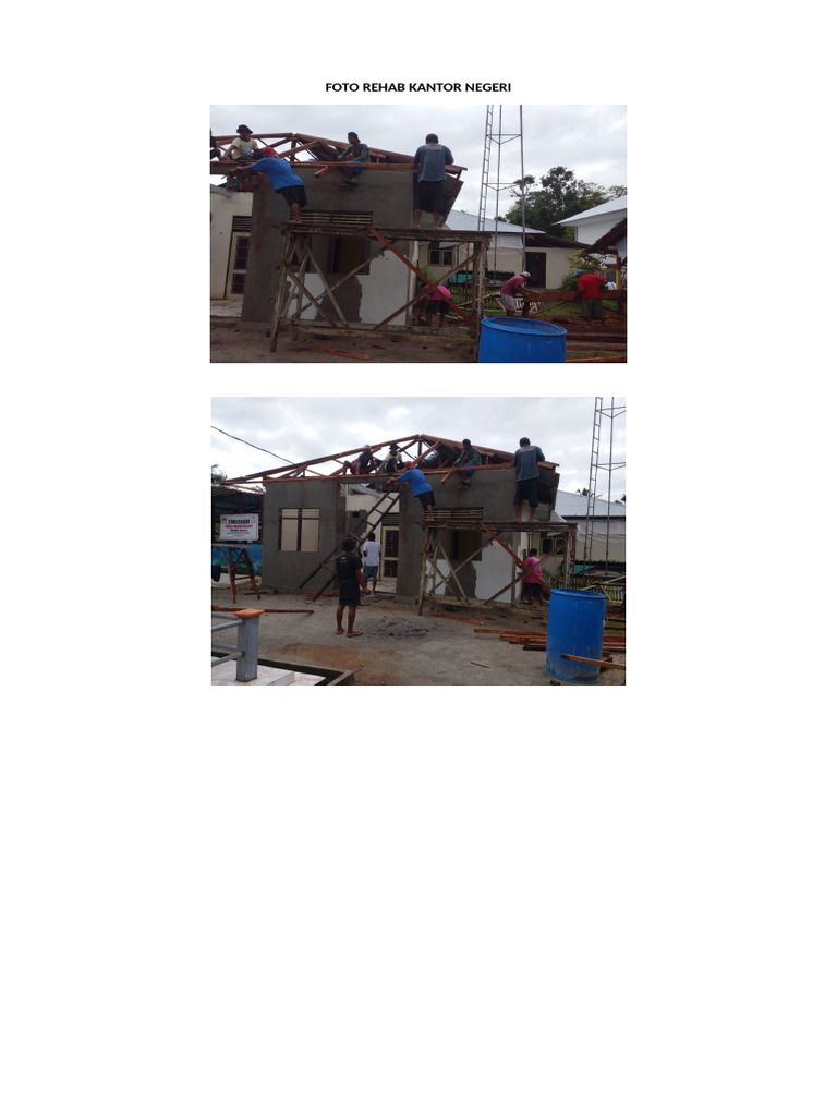 Foto Rehab Kantor Negeri | PDF