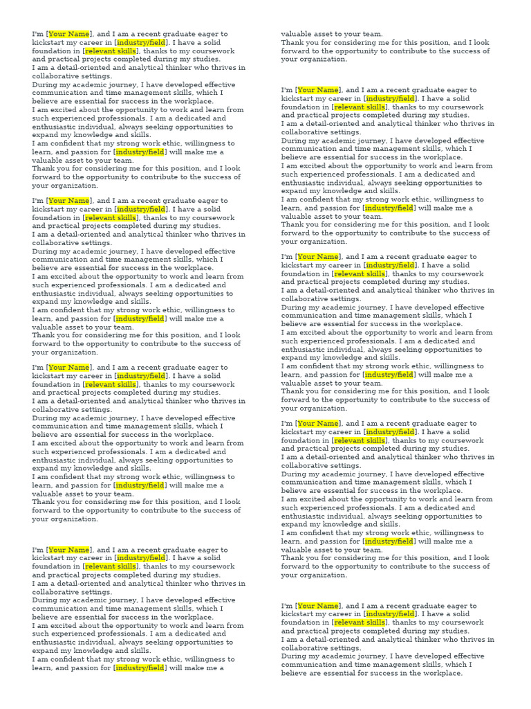 Self Introduction | PDF | Cognition