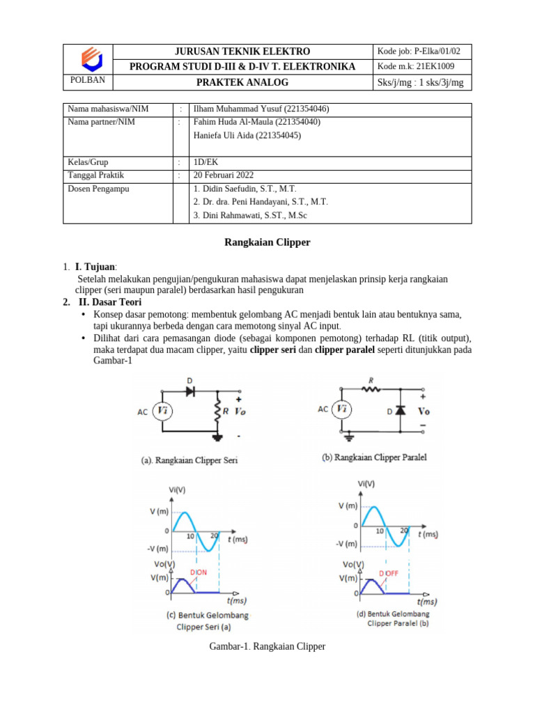 Rangkaian Pemotong | PDF