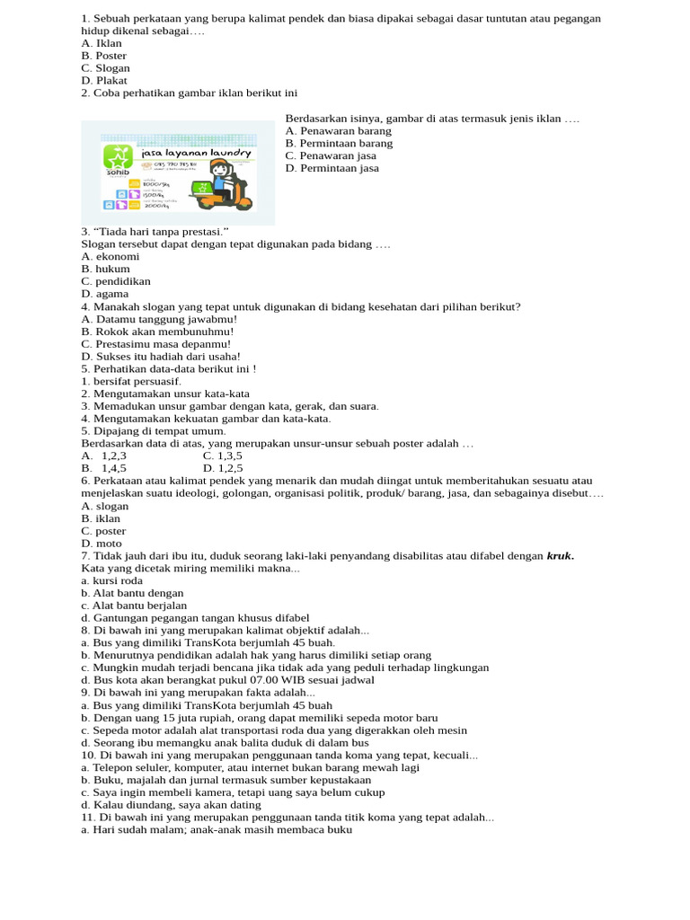 Soal Mid TIK 2024 | PDF