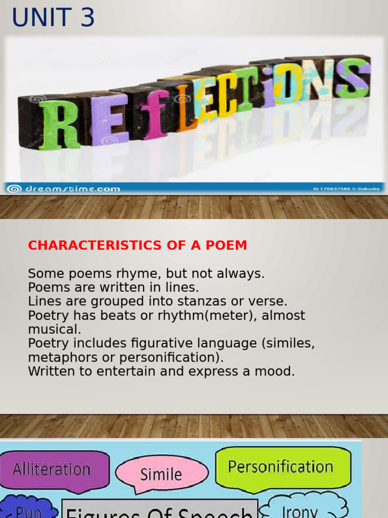 Reflections Unit 3 Grade ..... Idk | PDF | Poetry | Gemstone
