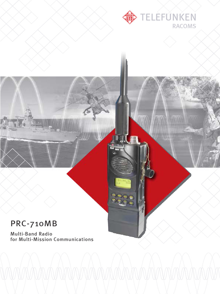 PRC-710MB Multi-Band Radio Overview | PDF | Frequency Modulation | Radio