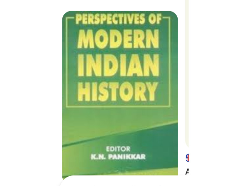 KM Panikar-Prospective of Modern Indian ho | PDF