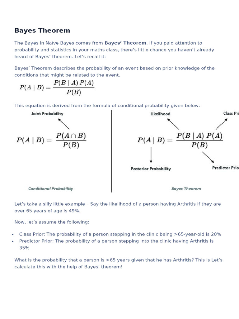 Class 4 Naive Bayes Classification 2 | PDF | Applied Mathematics | Statistical Theory