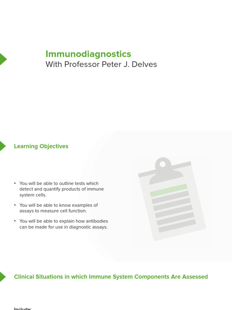 17 Slides Immunodiagnostics | PDF | Antibody | Monoclonal Antibody