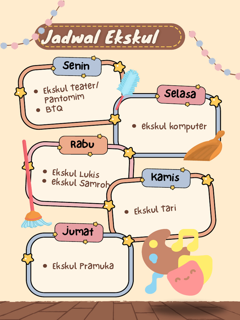 jadwal ekskul | PDF
