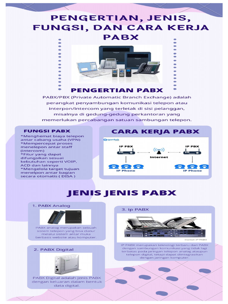 Infografis_PBX_dan_Sistem_Hunting_TLJ_Ke (1) | PDF