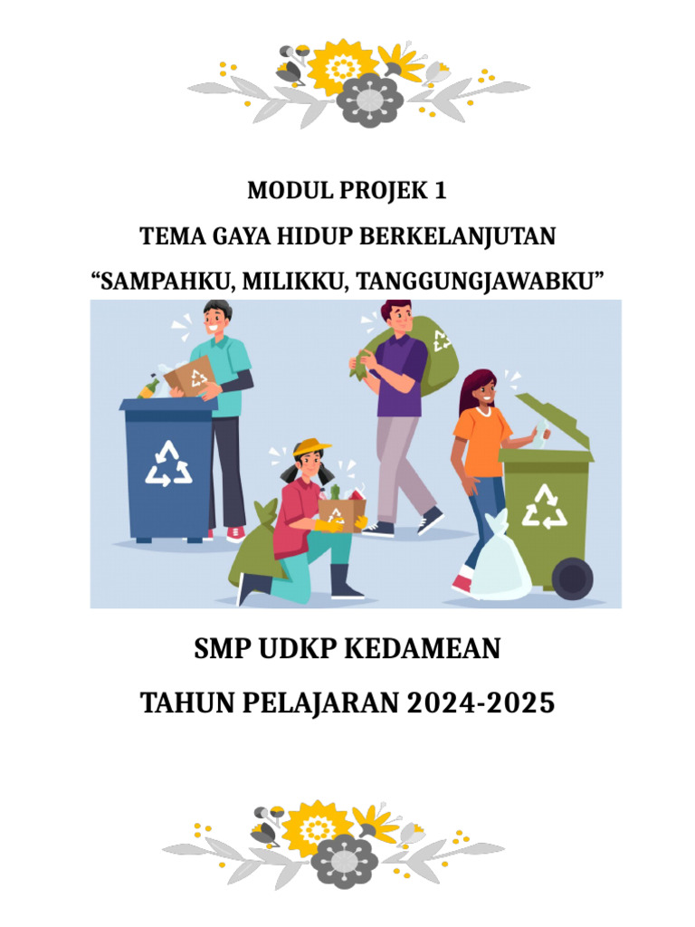 Modul P5 Gaya Hidup Berkelanjutan Fix | PDF