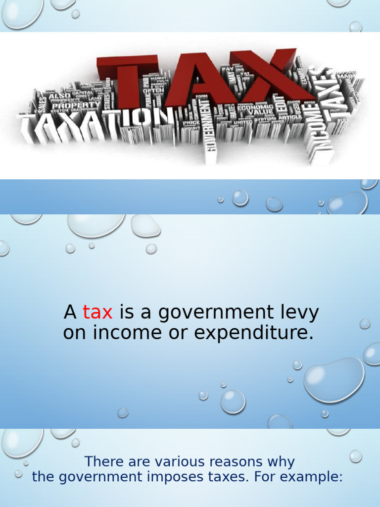 Taxation | PDF