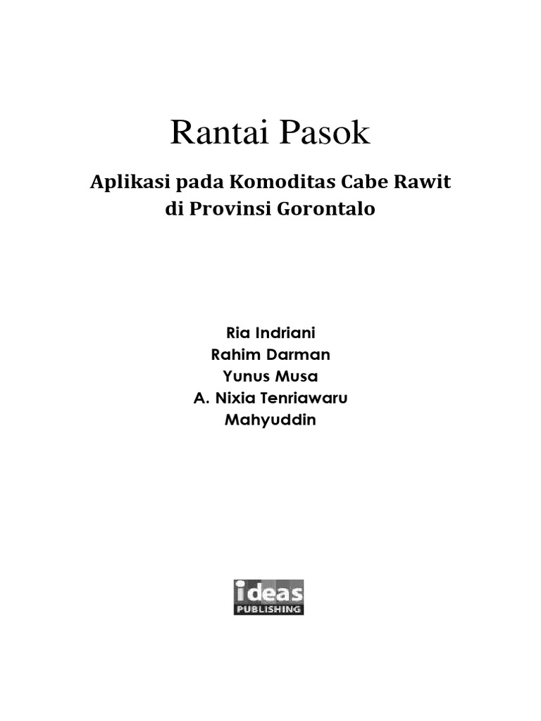 Buku Rantai Pasok | PDF
