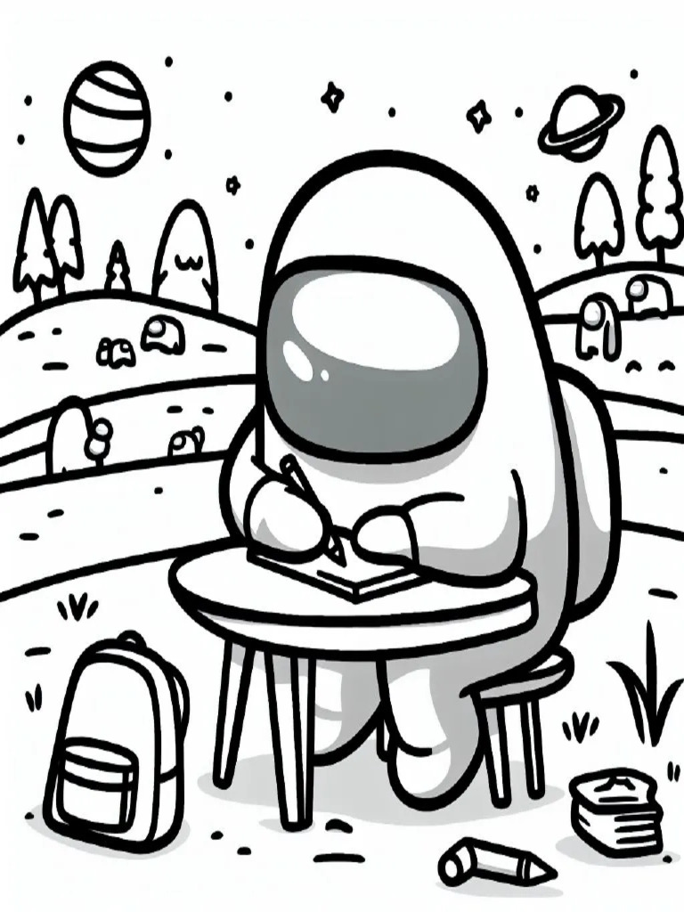 Disegni-da-colorare-Among-Us-4 | PDF