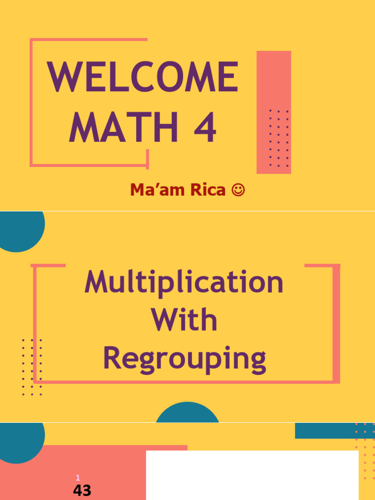 Multiplication With Regrouping | PDF
