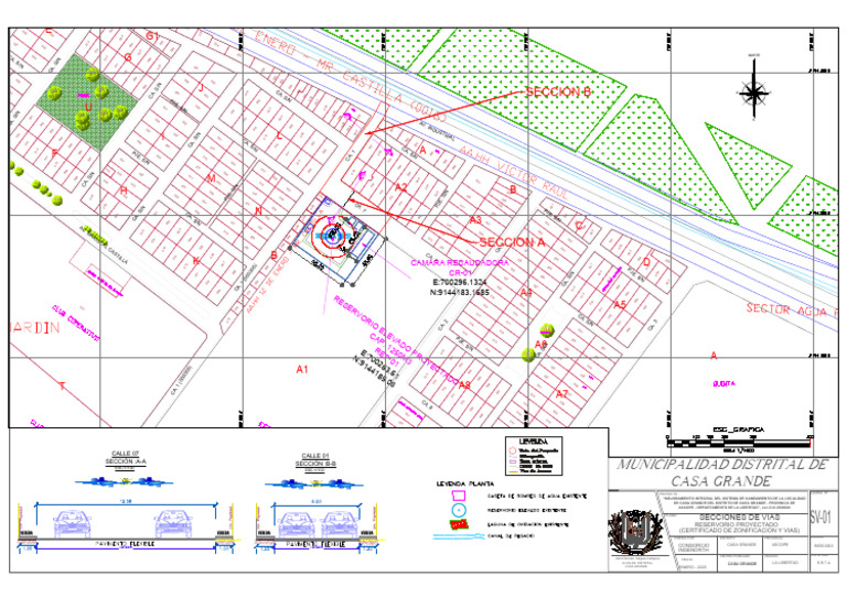 3.-SCA-Plano Secciones de Calles | PDF