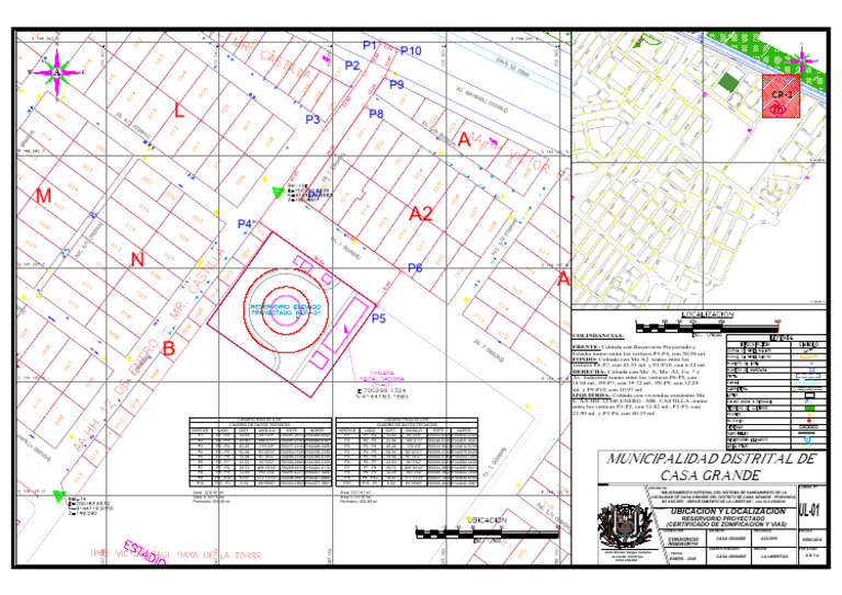 1.-Plano Ubicacion y Localizacion Resev | PDF